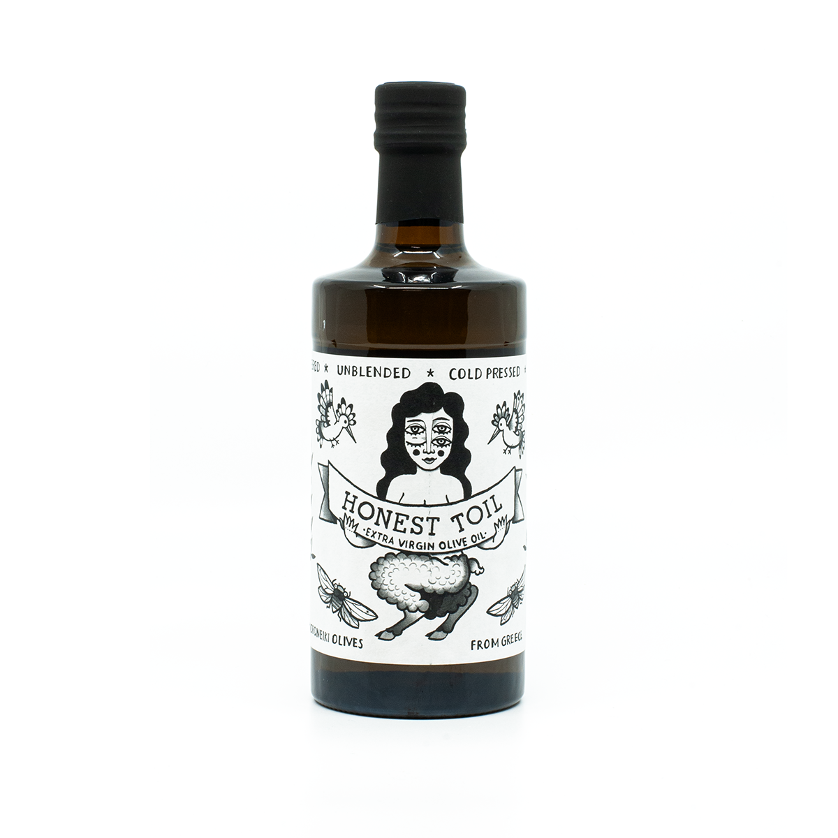 Honest Toil Extra Virgin Olive Oil from Greece – 0.5 Liter
